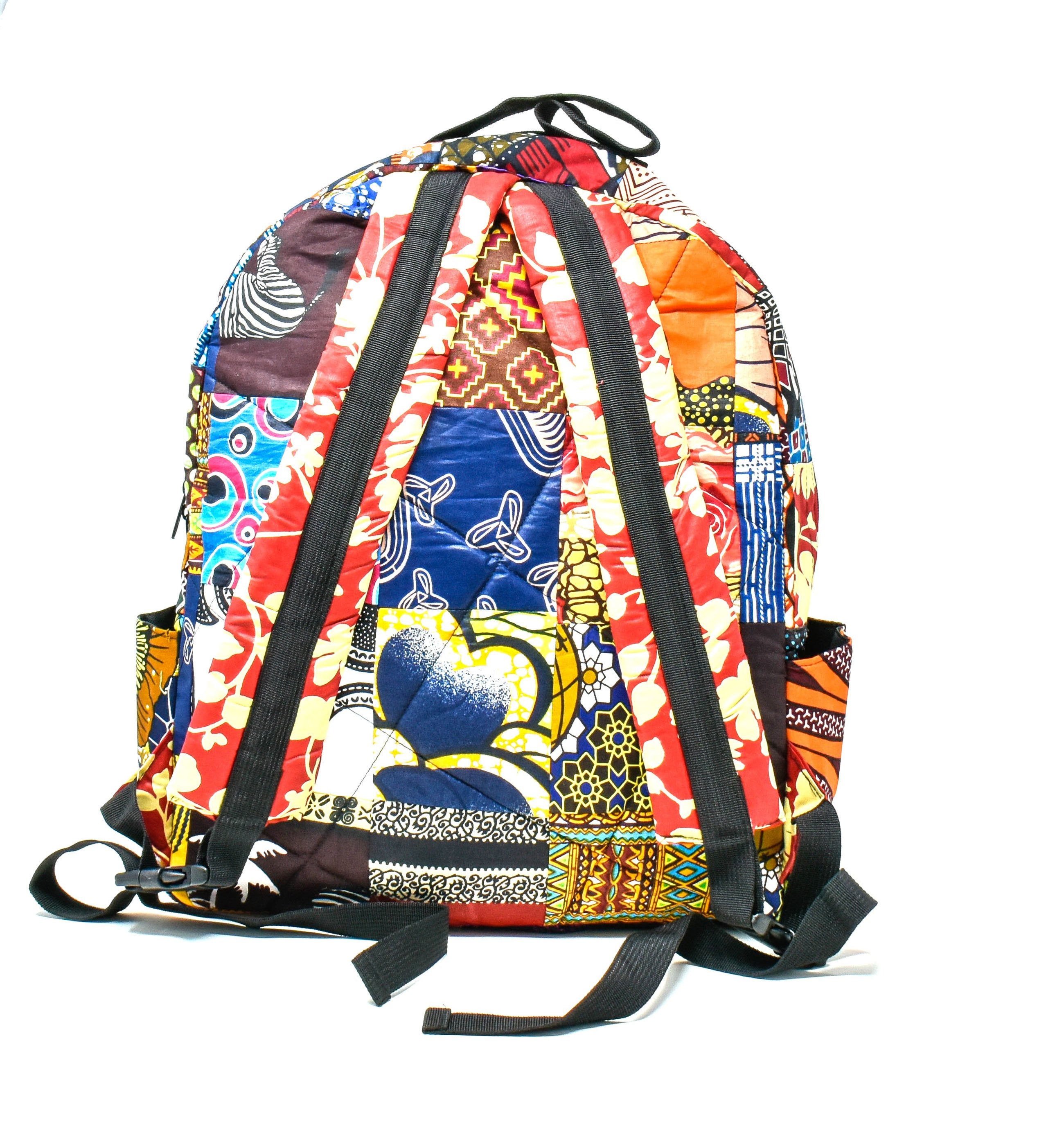 Backpack Kitenge Patch — Luangisa African Gallery